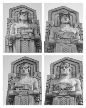 Photo Cleveland Guardians of Transportation Statue (Bridge)